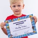 Two Editable Certificate of Bravery Award BUNDLE, Blue and Pink ...