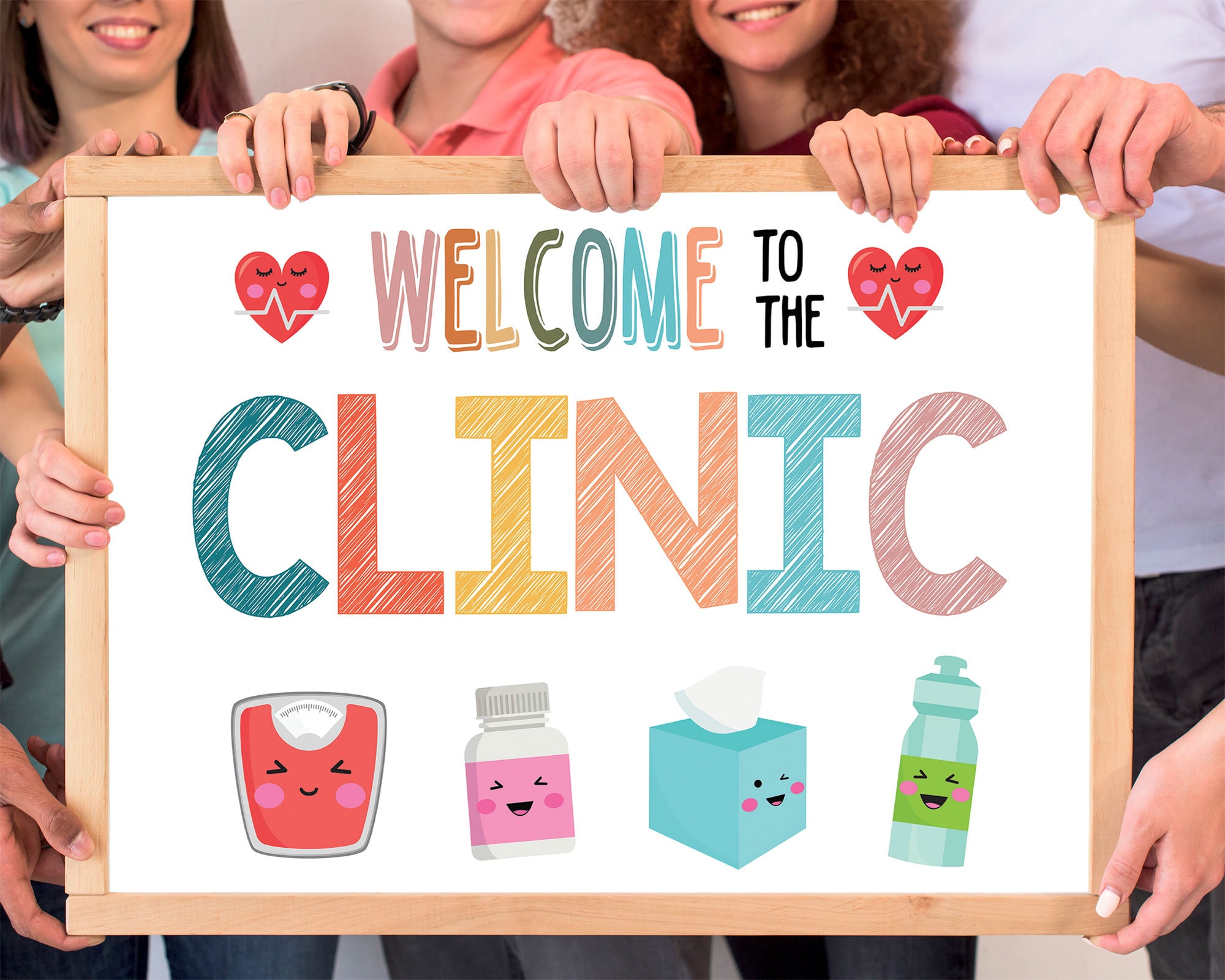 Printable Welcome to the Clinic, PDF School Clinic Decor, School Clinic ...