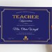 Editable Teacher Appreciation Certificate Blue, Appreciation Week ...