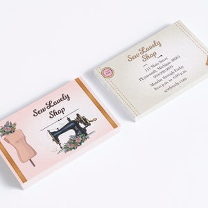 Sewing Business Card Template | Tailor, Seamstress, Crafter Business ...