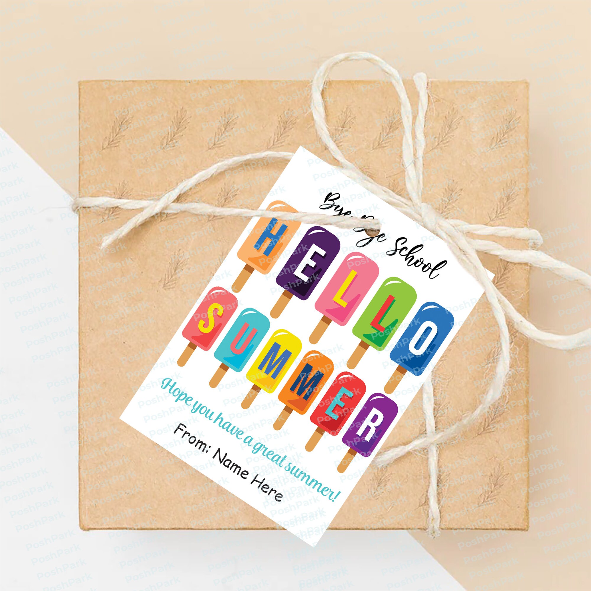 EDITABLE Have a Great Summer Tag Instant Summer Gift Tags for - Etsy