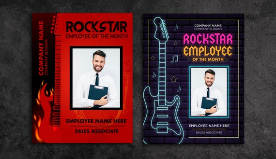 Rockstar Certificate Templates Rockstar Of The Week Certificate Pack