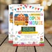 EDITABLE School Open House Flyer Template, Printable Back to School ...