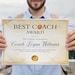 Downloadable Basketball Coach Certificate Template, Basketball Coach of ...