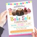 EDITABLE Bake Sale Flyer Printable PTO PTA Flyers School - Etsy
