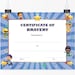 Printable PDF Certificate of Bravery, Blue PDF Kids Certificate ...