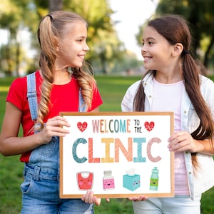 Printable Welcome to the Clinic, PDF School Clinic Decor, School Clinic ...