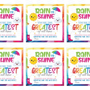 Printable PDF Teacher Appreciation Gift Tag, Cute Appreciation Gift ...