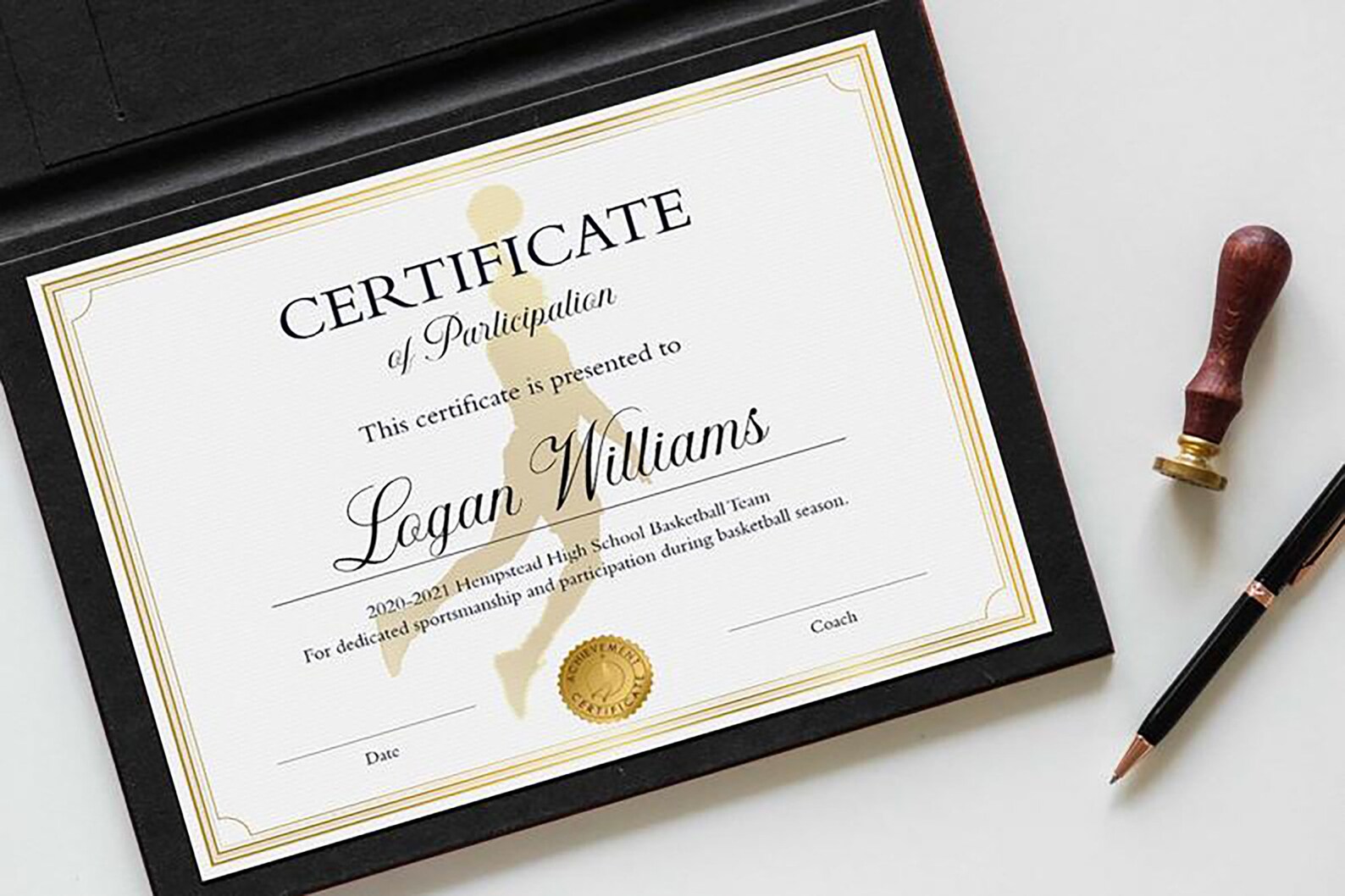 Editable Basketball Certificate Template Bundle for Boys and Girls ...