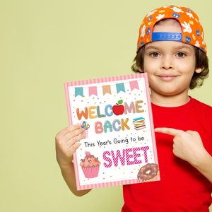 EDITABLE Back to School Welcome Sign Printable Download, Boho Welcome ...