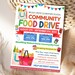 Editable Community Food Drive Flyer, Church School, PTA PTA Flyer, Food ...