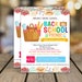 EDITABLE School Picnic Invitation, Back to School Flyer Event, School ...