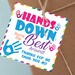 Printable PDF Hands Down You're the Best Around Gift Tag - Etsy