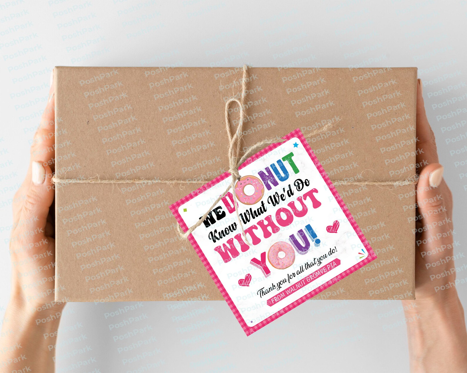 EDITABLE Donut Know What We'd Do Without You Gift Tag | Etsy