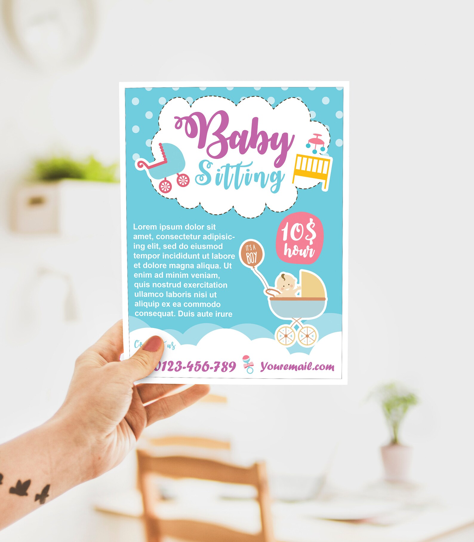 EDITABLE Babysitting Kit Includes Babysitting Coupon - Etsy