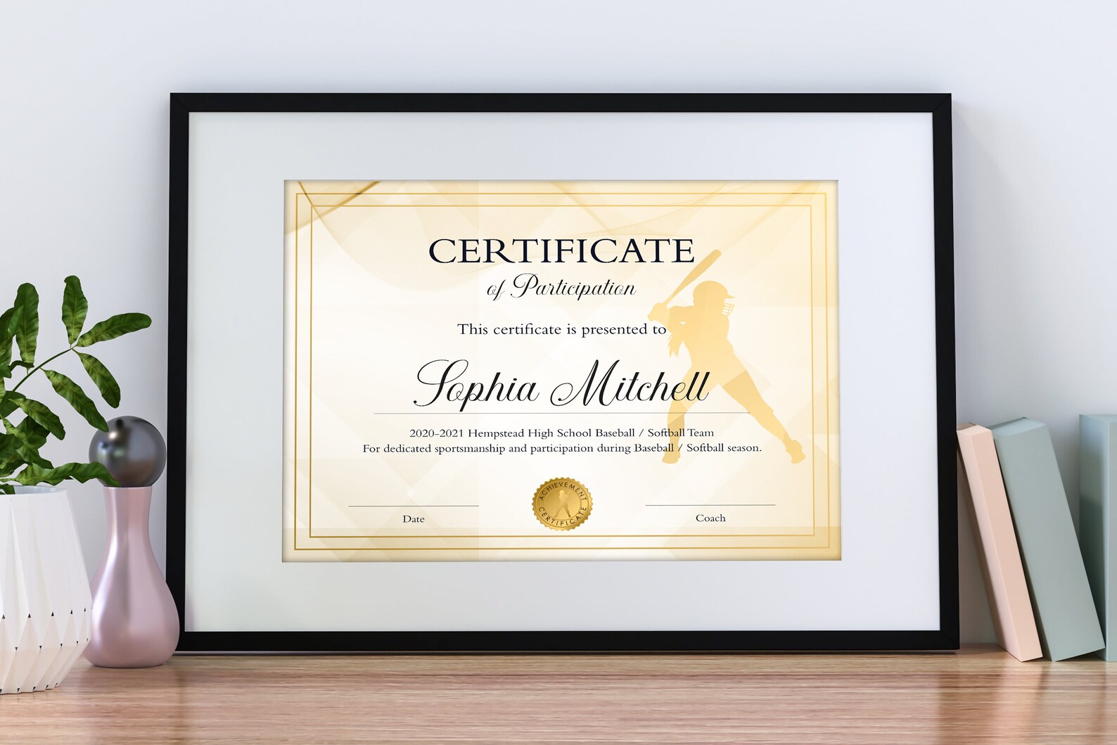 Editable Baseball Certificate Template Bundle for Boys and Girls ...