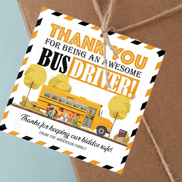Bus Driver Thank You - Etsy