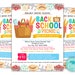 EDITABLE School Picnic Invitation, Back to School Flyer Event, School ...