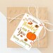 Printable Grateful Thankful for You Thanksgiving Gift Tags, PDF Fall ...