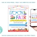 Editable Book Fair Flyer Template, Colorful School Fundraiser ...