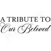 Sets of 4 Funeral Program Word Art Titles, A Tribute to Our Beloved ...