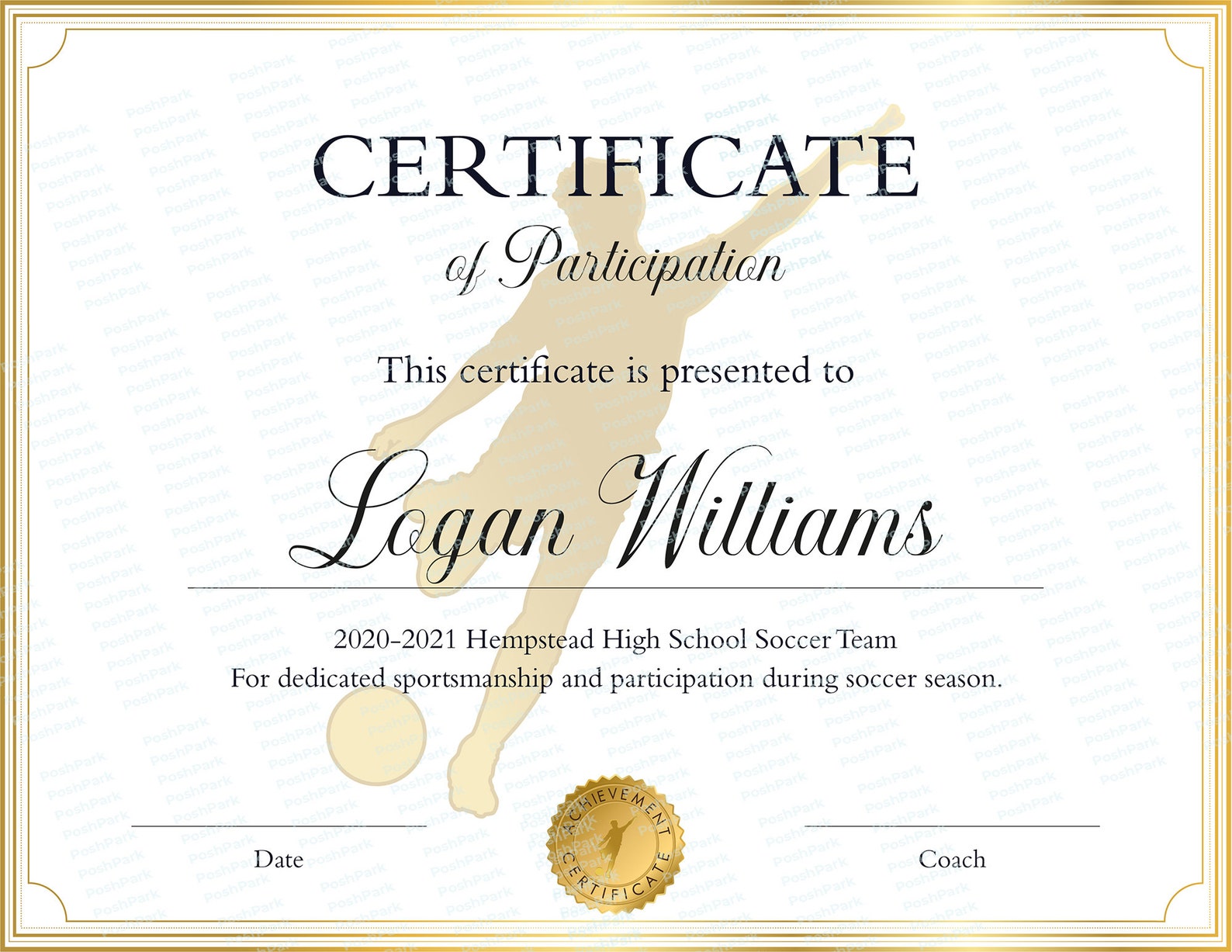 Editable Multi-sport Certificate Bundle End of Season Sport - Etsy