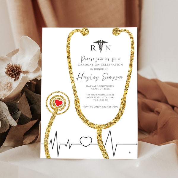 Grad Party Invite - Etsy