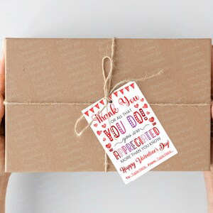 Valentine's Day Teacher Gift Tag, Thank You for All That You Do! Happy ...