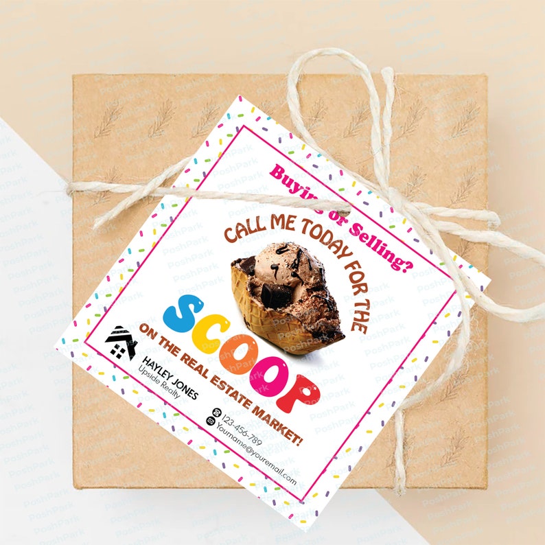 EDITABLE Real Estate Pop Bys Summer Real Estate Pop by - Etsy