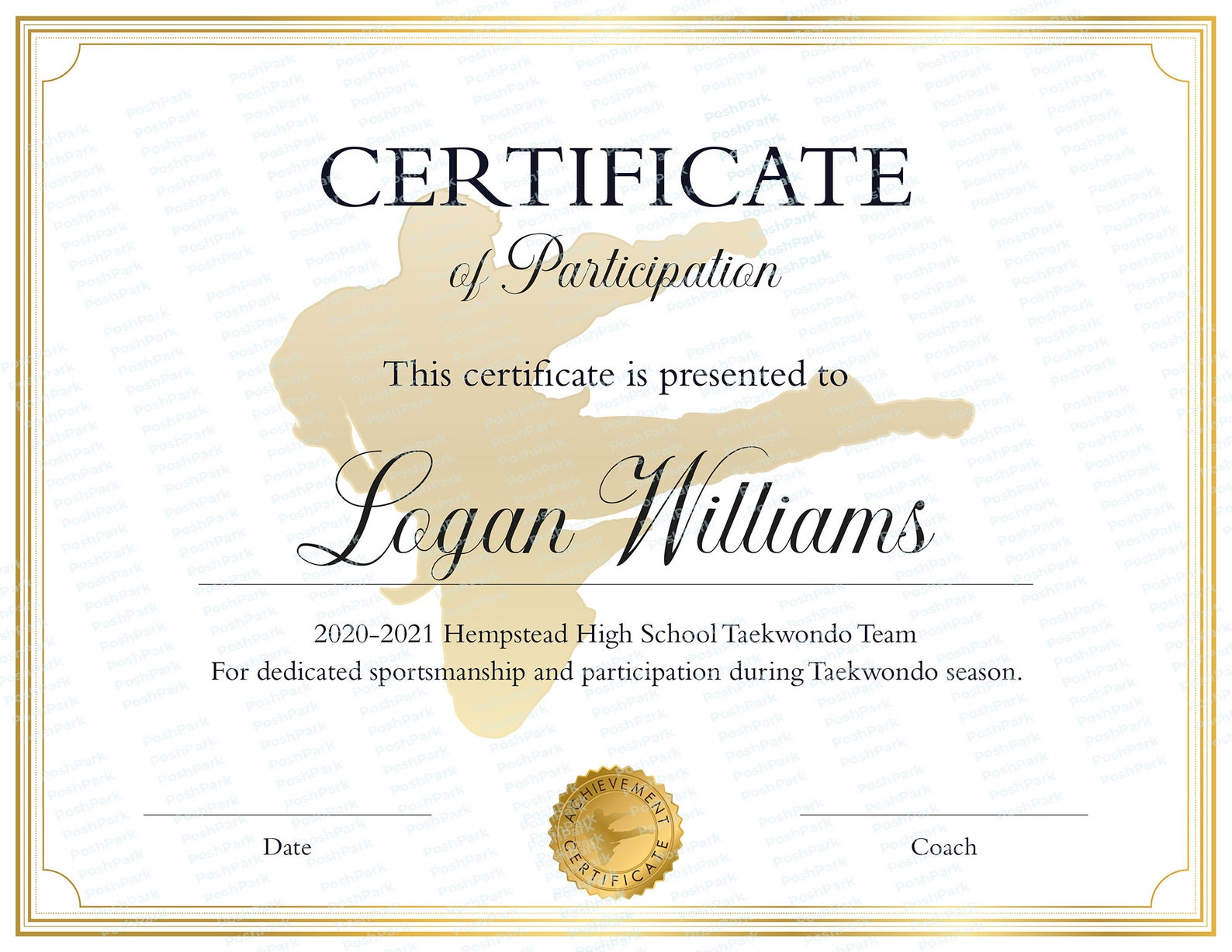 Editable Multi-sport Certificate Bundle, End of Season Sport ...