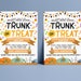 Editable Trunk or Treat Invite, School Neighborhood Church Trunk or ...