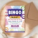 Editable Bingo Night Flyer Template, School Family Fundraiser Event ...