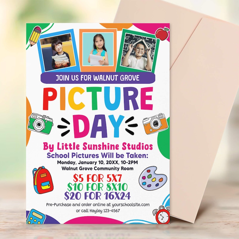 School Picture Day - Etsy