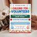 Volunteer Recruitment Flyer PTO PTA Volunteer Flyer (Download Now) - Etsy