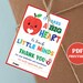 Printable PDF Teacher Appreciation Gift Tags , It Takes A Big Heart to ...