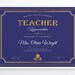 Editable Teacher Appreciation Certificate Blue, Appreciation Week ...