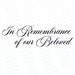 Sets of 4 in Remembrance of Our Beloved Funeral Program Word Art Titles ...