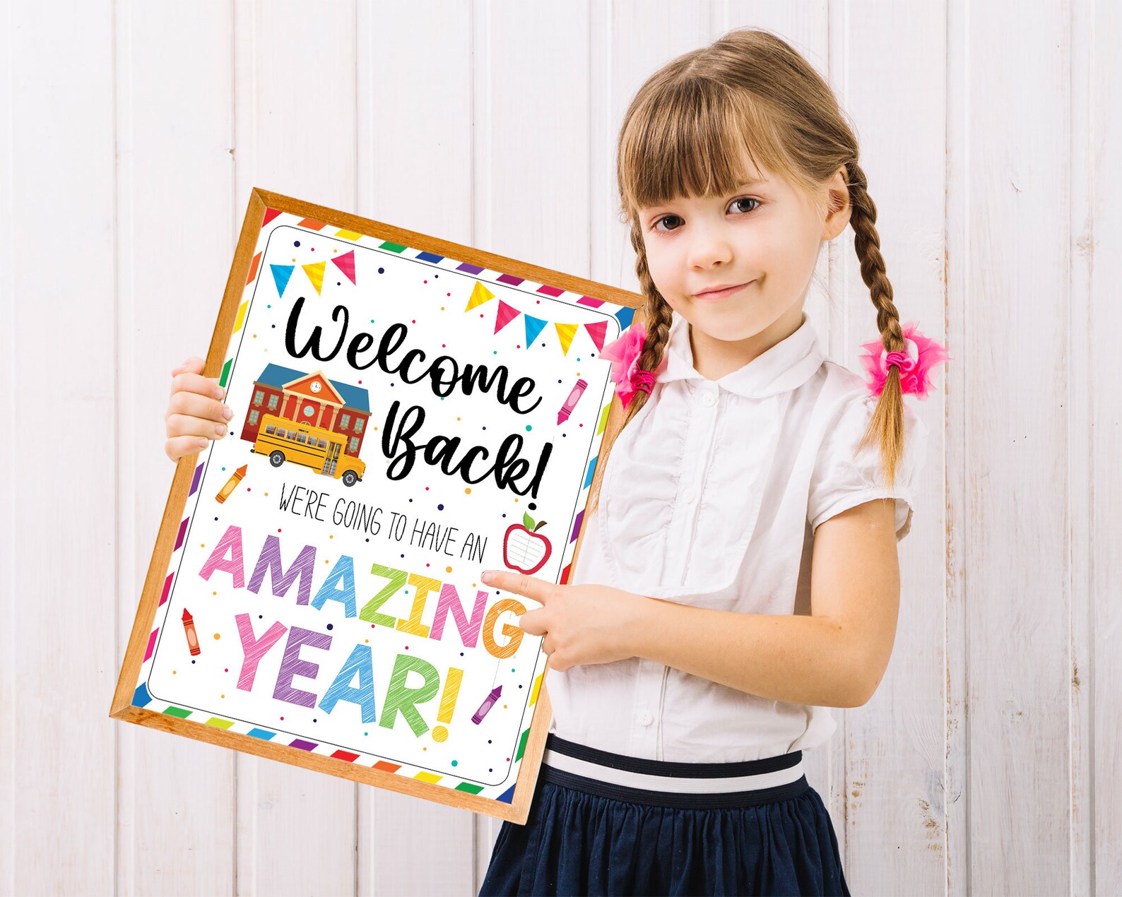 EDITABLE Back to School Welcome Sign Template Welcome Back to - Etsy