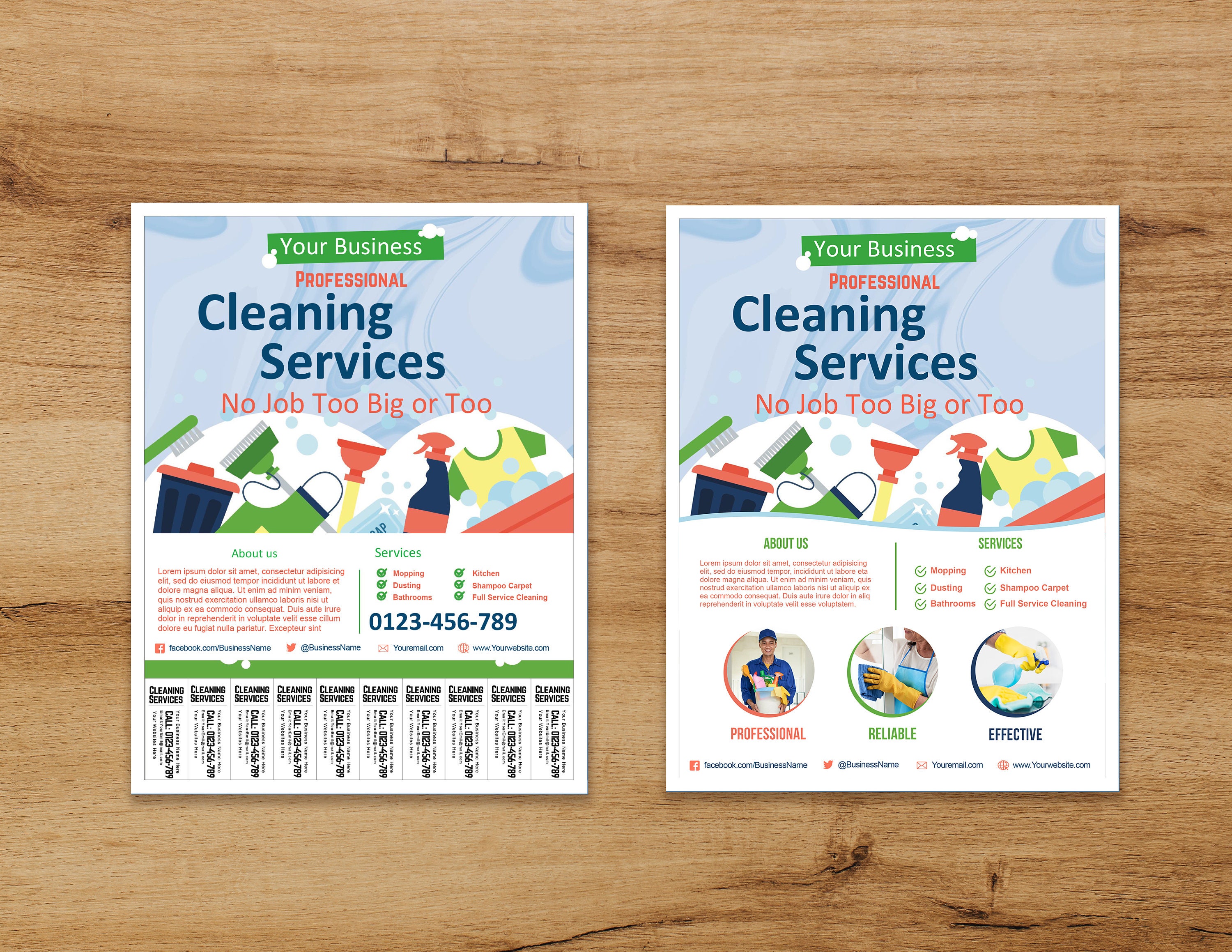 EDITABLE Cleaning Services Flyers Template | Printable Cleaning Business Flyer |cleaning Service ...