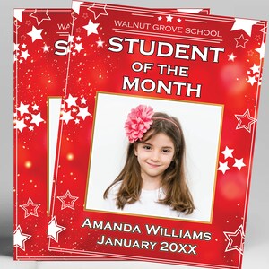 Editable Student of the Month Certificate Template, Classroom Awards ...