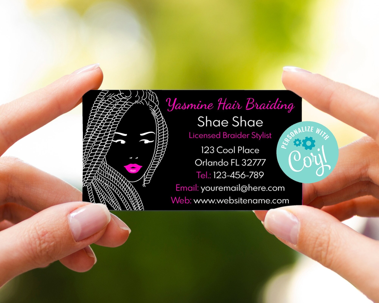 Hair Braiding Business Card Hair Business Card Design Hair - Etsy