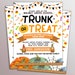 Editable Trunk or Treat Invite, School Neighborhood Church Trunk or ...