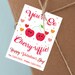 Valentine's Day Gift Tag, Editable Teacher School Staff Appreciation ...