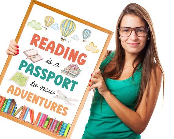 Printable Reading Sign Downloadable Classroom Reading Nook - Etsy