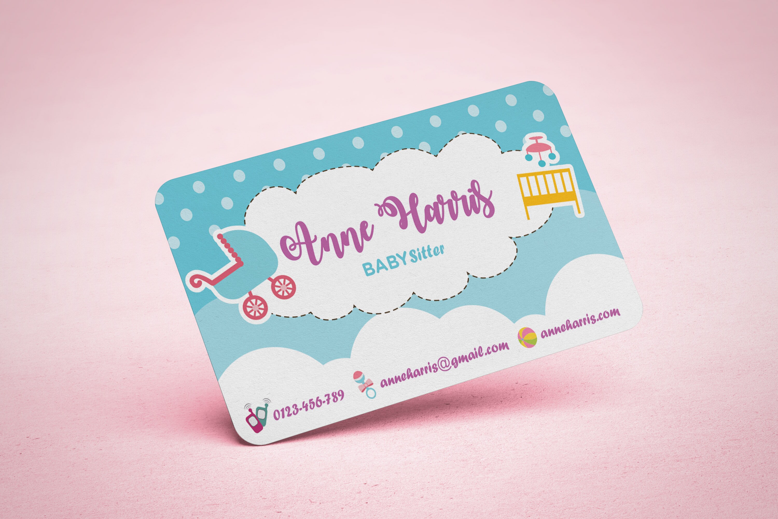 Catchy Babysitting Business Card Cute Babysitting Business Etsy catchy-babysitting-business-card-cute-babysitting-business-etsy