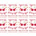 Valentine's Day Gift Tag, Editable Teacher School Staff Appreciation ...