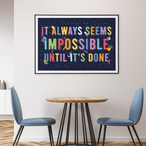 High School Classroom Decor, Classroom Quotes It Always Seems ...