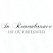 Sets of 4 in Remembrance of Our Beloved Funeral Program Word Art Titles ...