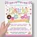 Editable Pastries With Parents Flyer, Parent Appreciation Open House ...