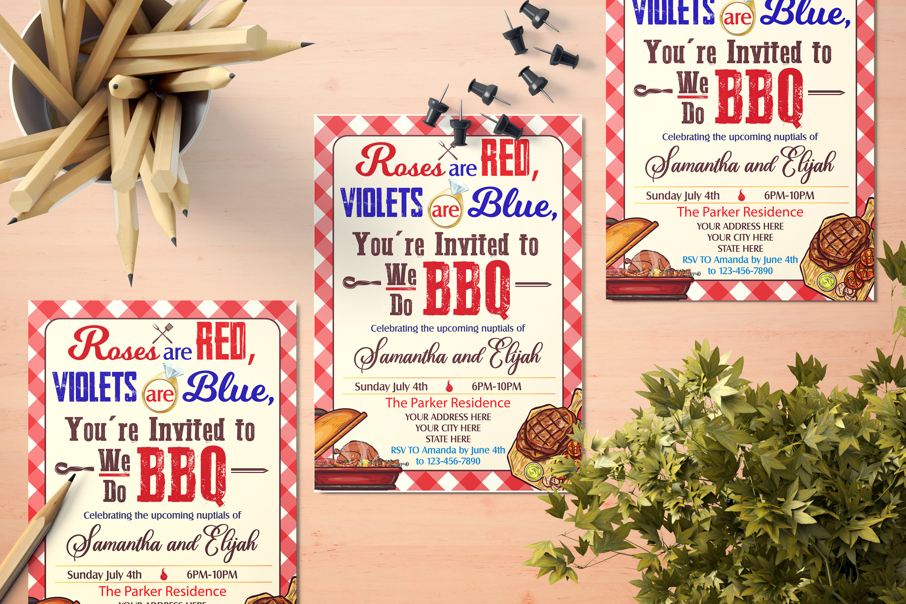 Editable We Do BBQ invitation We Do BBQ Invites Bbq Party | Etsy